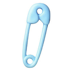 Blue Mini Safety Pins - 1103-26 | Country Kitchen SweetArt