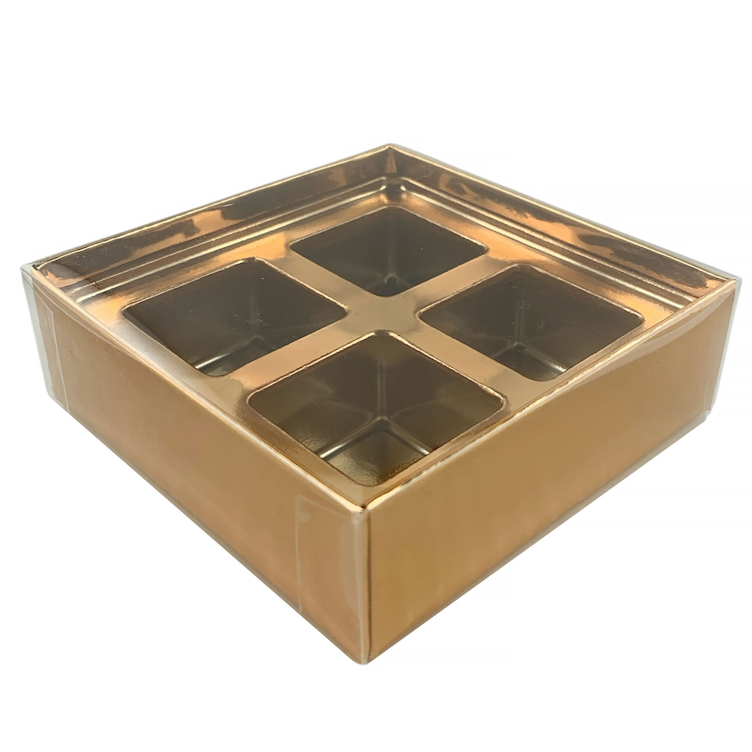 3 oz Gold Box with Insert A | Candy Making Supplies