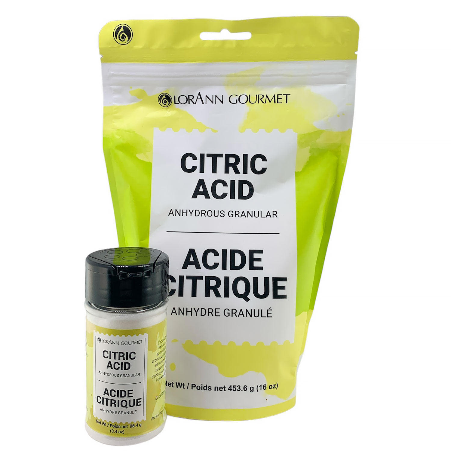 Acid A Cal LorAnn Citric Acid ??? 3.4 Oz Jar, Anhydrous Granular For ...