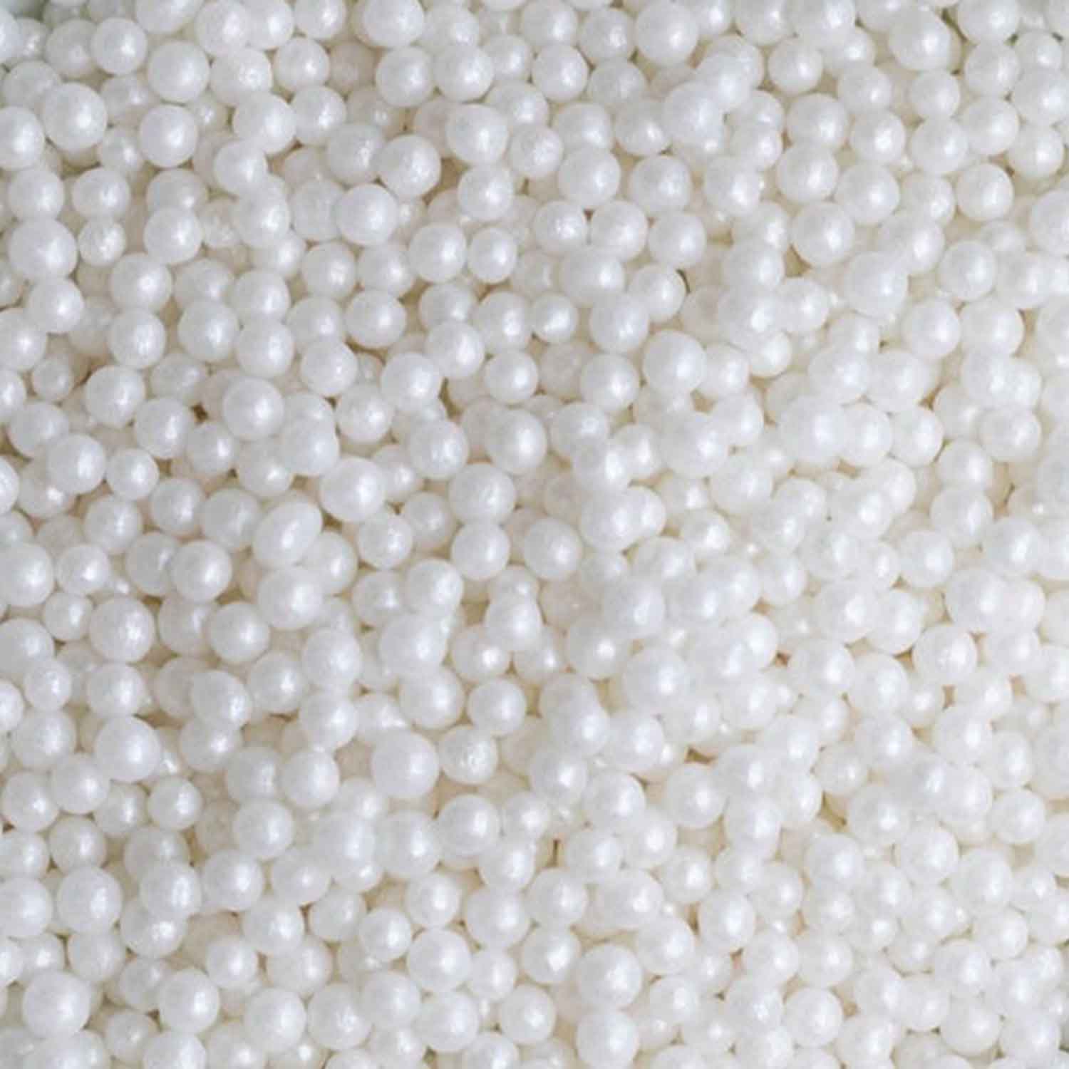 3mm White Sugar Pearls Shop Our Sprinkle Superstore
