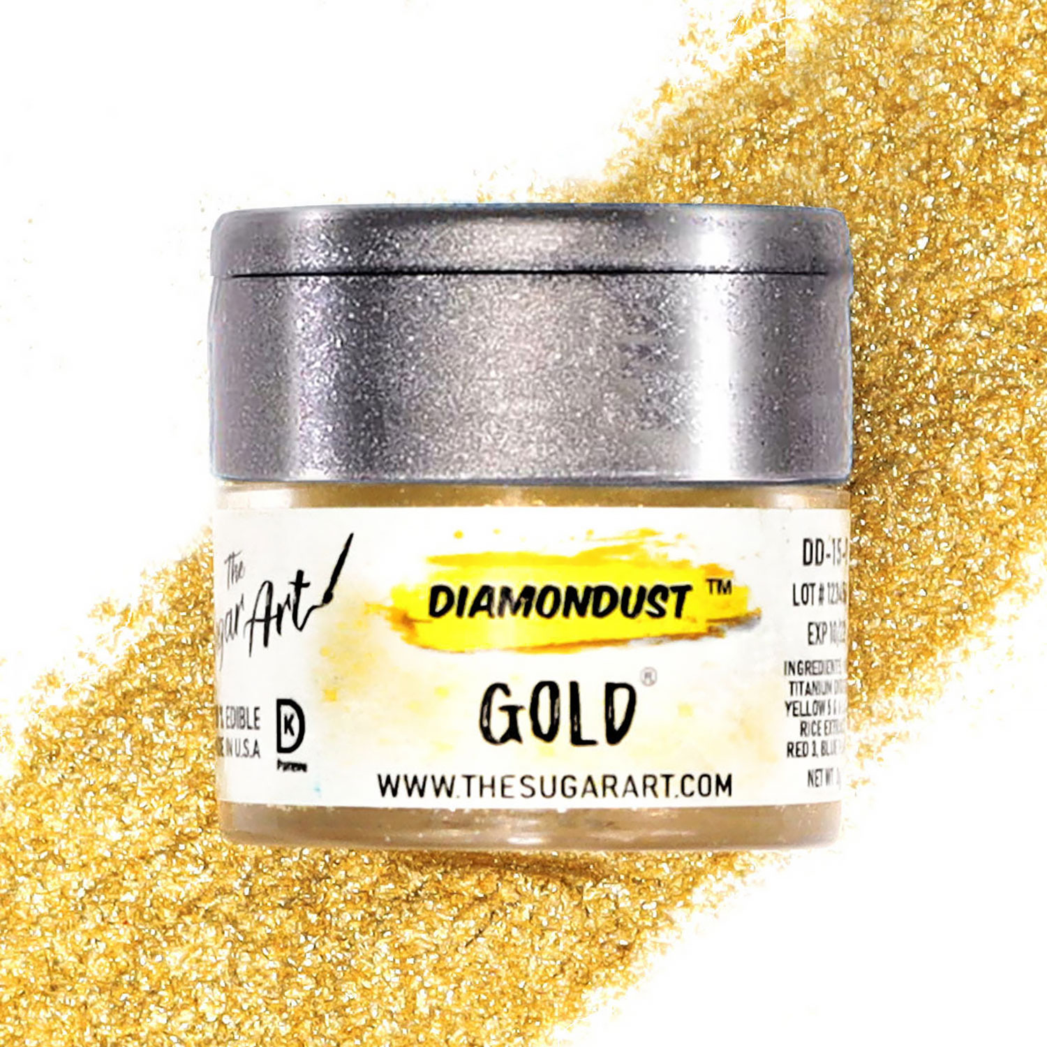 Shop Gold Diamond Dust Edible Glitter at Country Kitchen SweetArt
