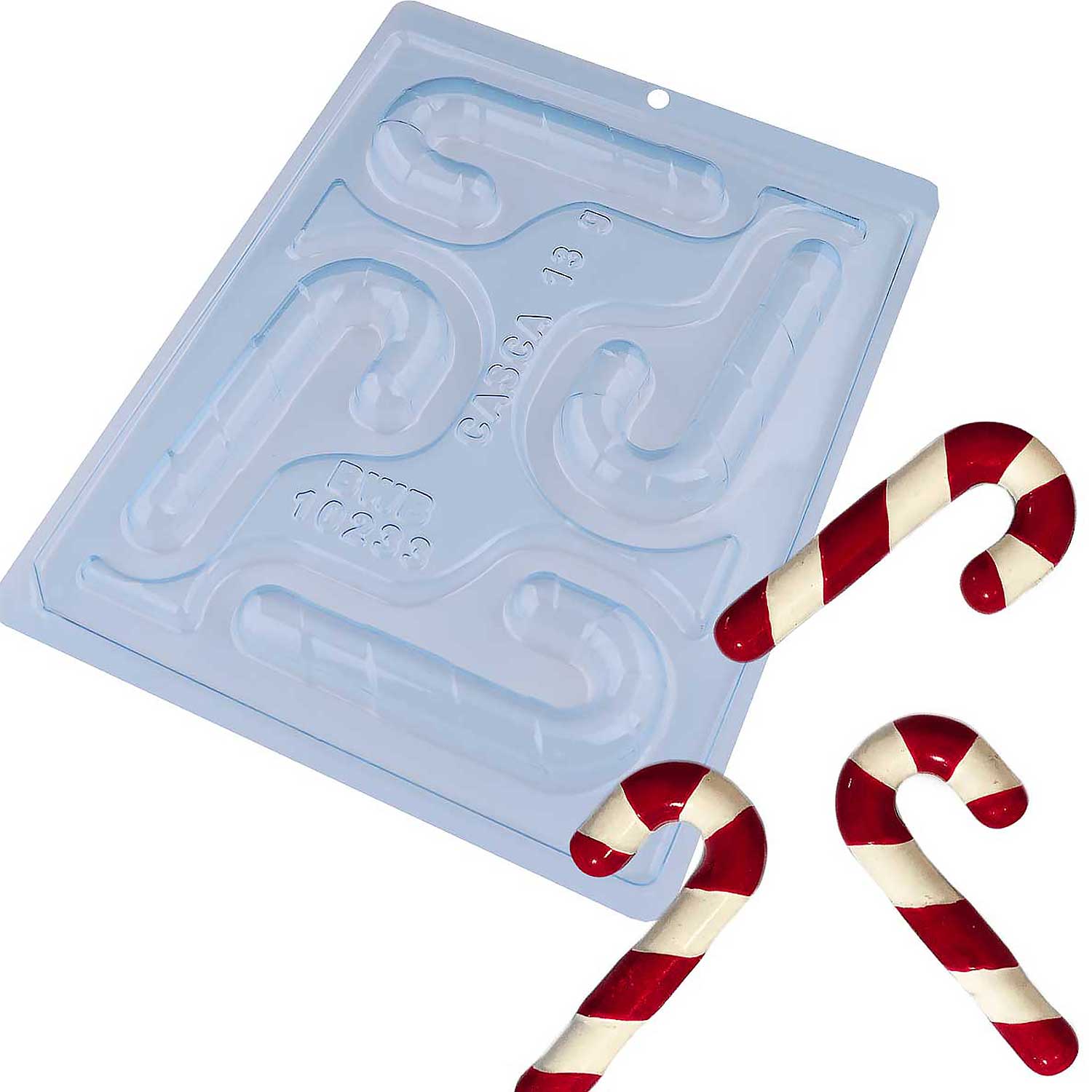 BWB Candy Cane Chocolate Mold | Candy Making Supplies