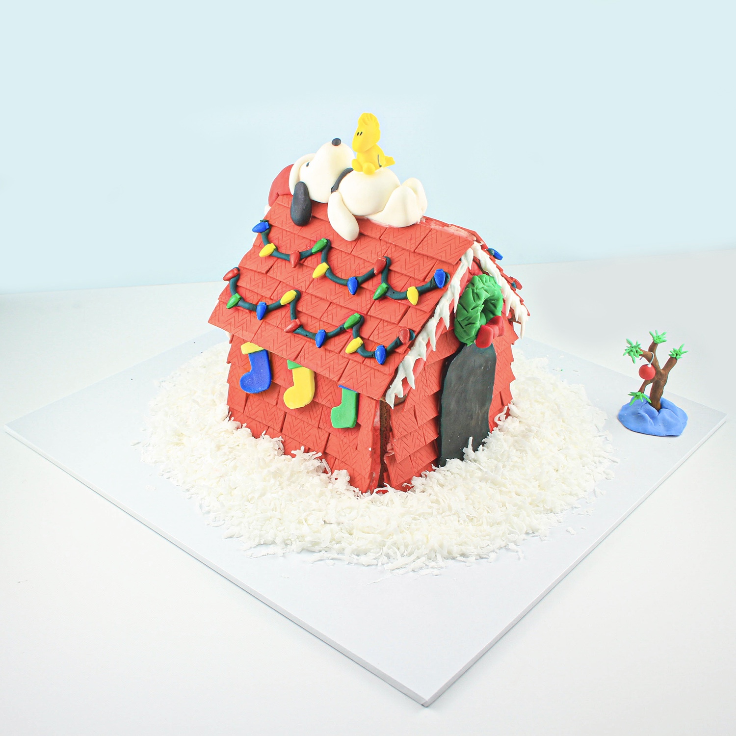 Snoopy Gingerbread House