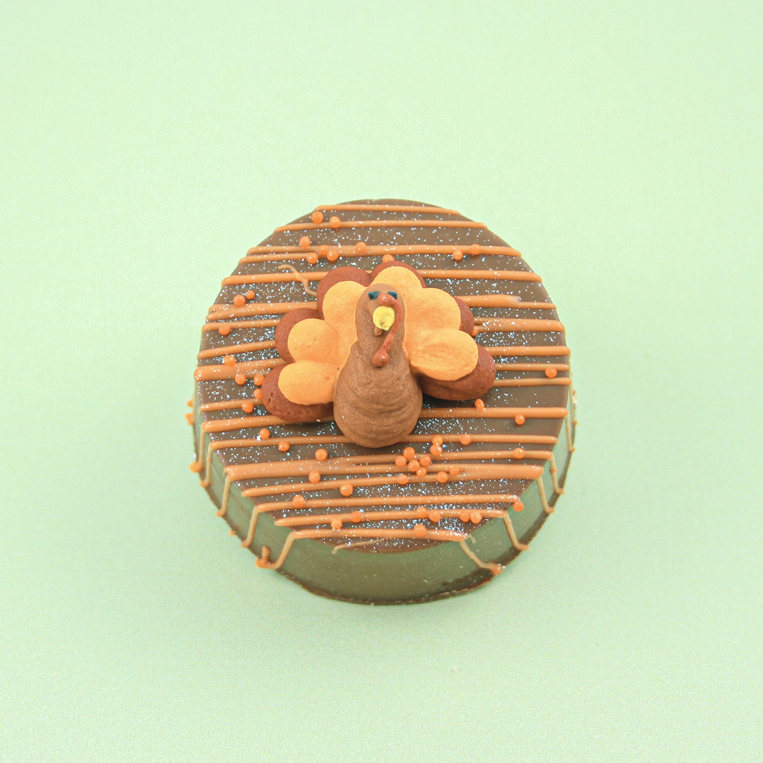 Icing Layons - Turkey With Feathers - PH-470129 | Country Kitchen SweetArt